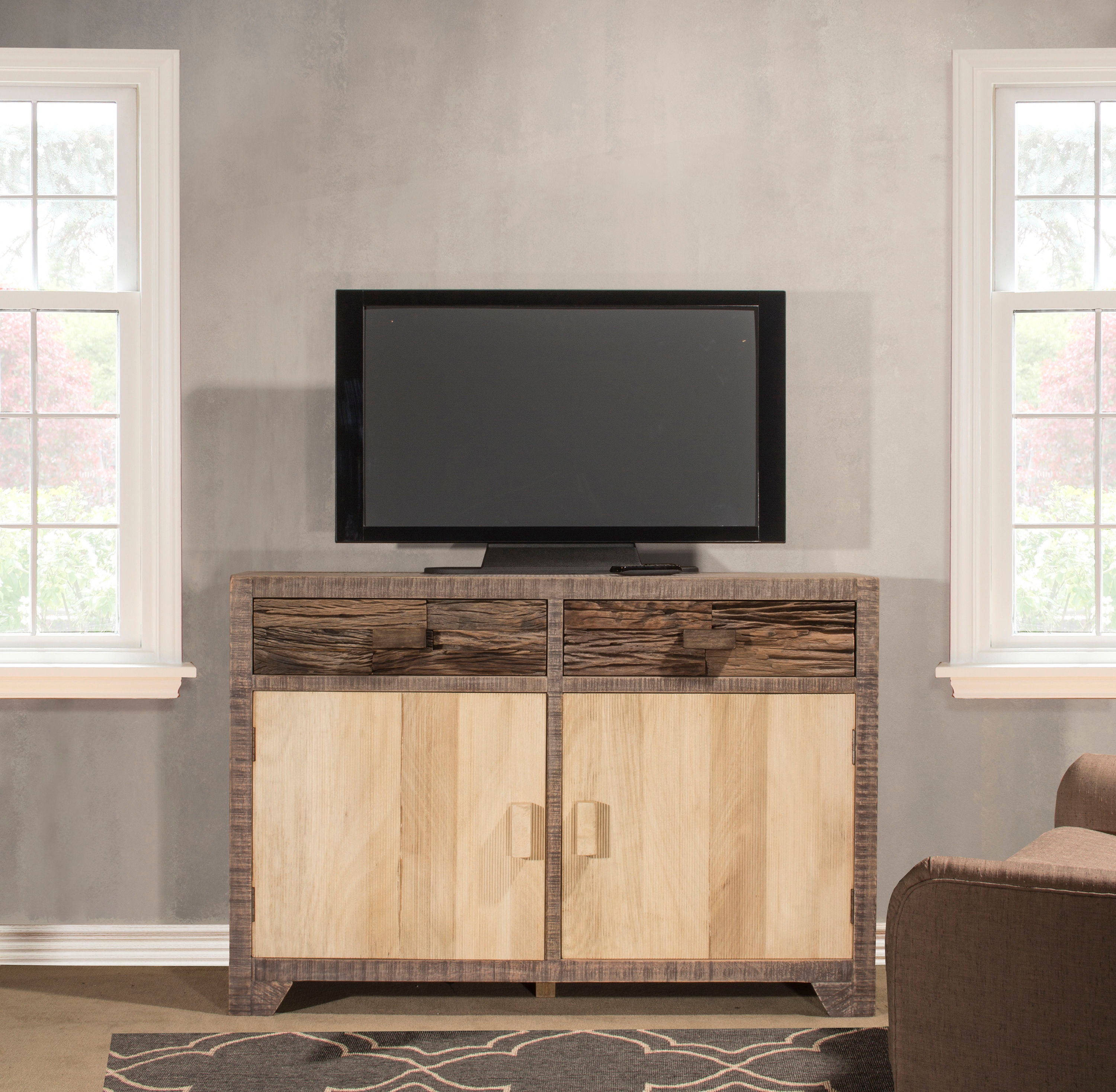 Hillsdale Furniture Living Room Bolero 2 Door Accent Cabinet 4045 897 Tar Heel Furniture